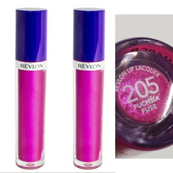 Revlon | Makeup | 2x Revlon Electric Shock Lip Gloss 25 Fuchsia Fuse | Poshmark